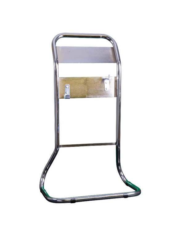 Double Tubular Extinguisher Stand - Chrome • Fireology