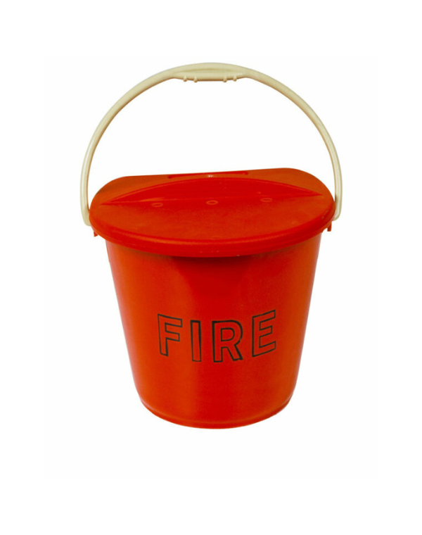 Plastic Fire Bucket & Lid • Fireology