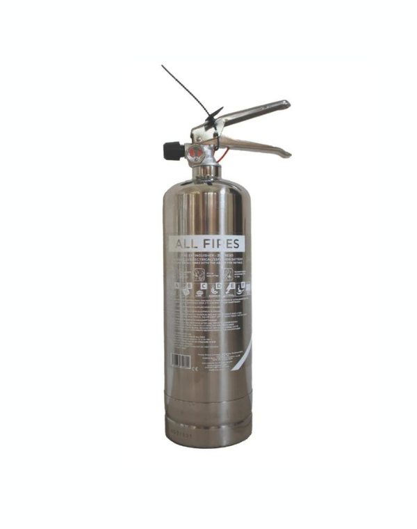 Firexo 2L Fire Extinguisher - Stainless Steel • Fireology