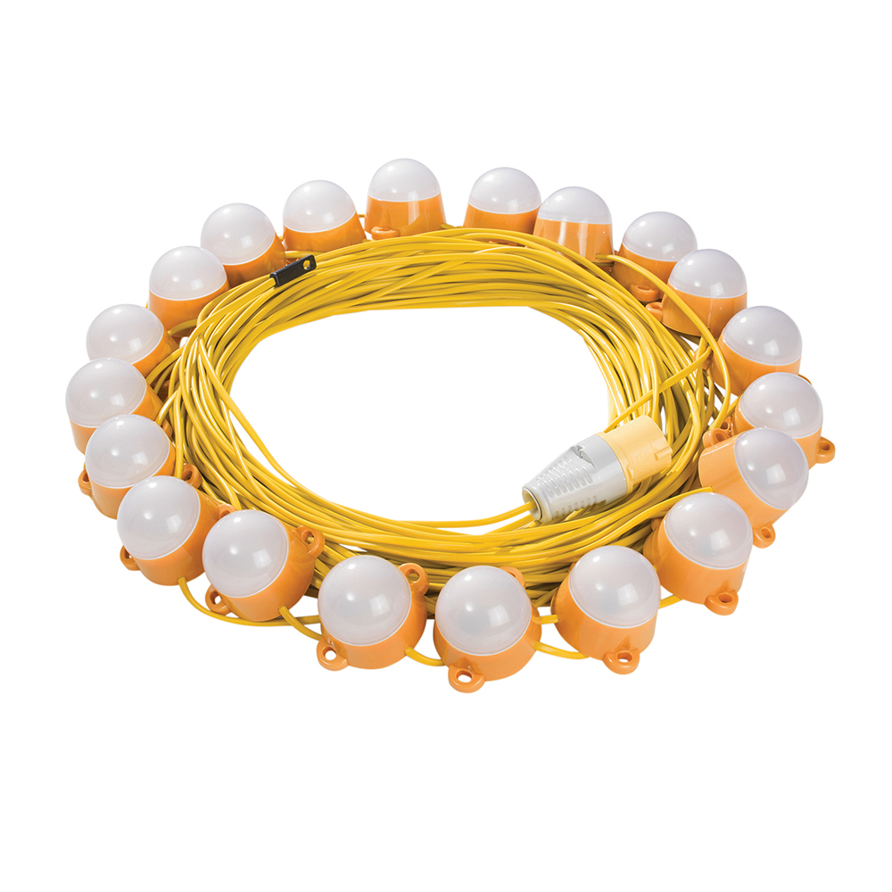 Defender 50m LED Encapsulated Festoon String Lights 100W • Fireology